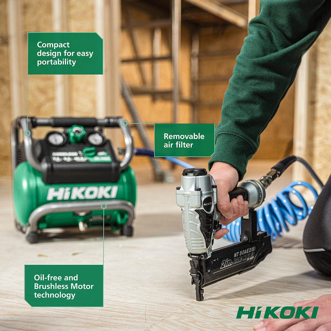 Akumulatorski kompresor HiKOKI EC36DA - Metal Mikulić d.o.o.